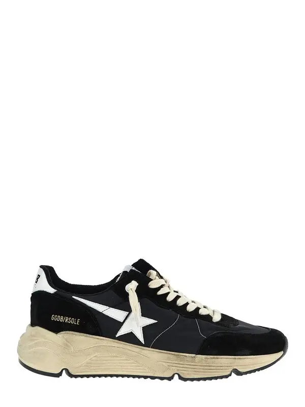 GOLDEN GOOSE Running Sole Suede And Nylon Lace-up Sneakers - Multicolor