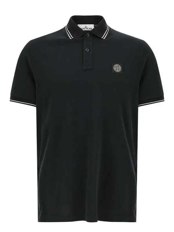 Stone Island 2200010' Polo Shirt - Black