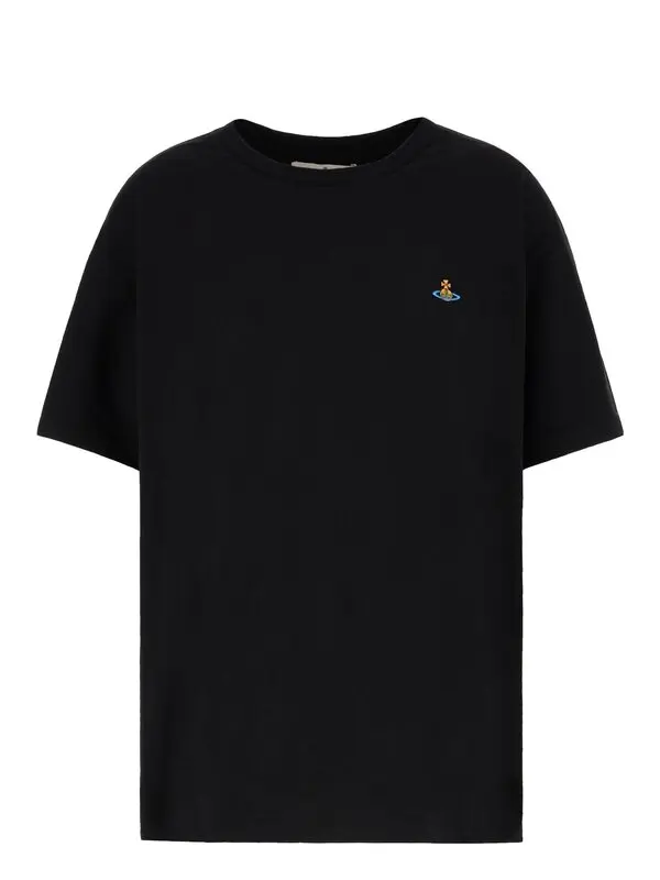 VIVIENNE WESTWOOD T-shirt With Embroidered Orb - Multicolor