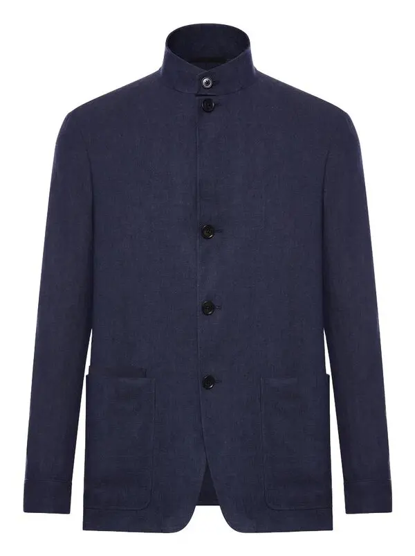 Zegna Oasi Lino Chore Jacket - Multicolor