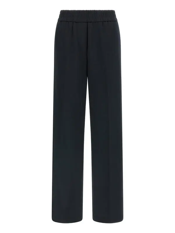 Peserico Punto Luce Straight Leg Trousers - Blue