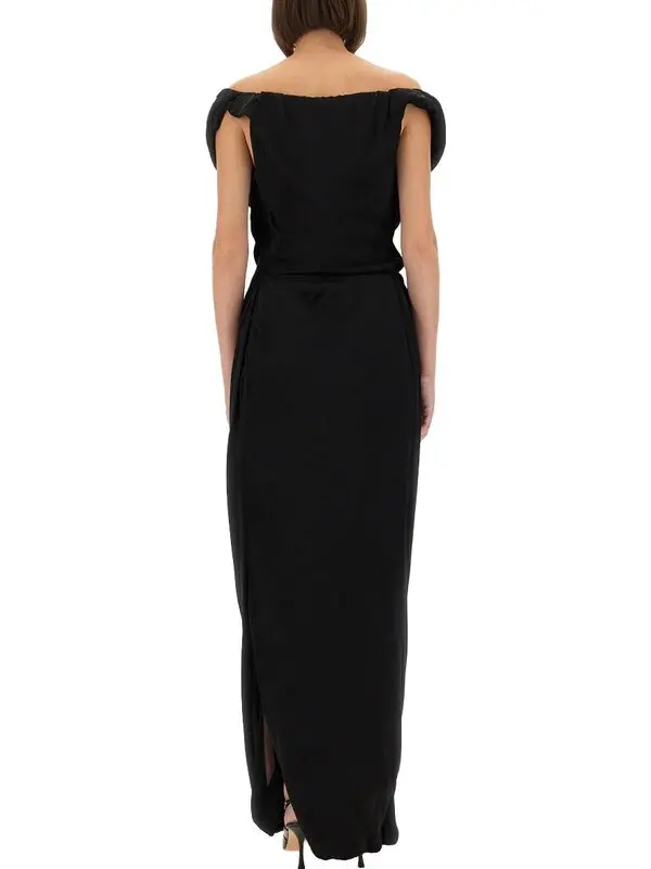 VIVIENNE WESTWOOD Ginnie Amber Long Dress - Black