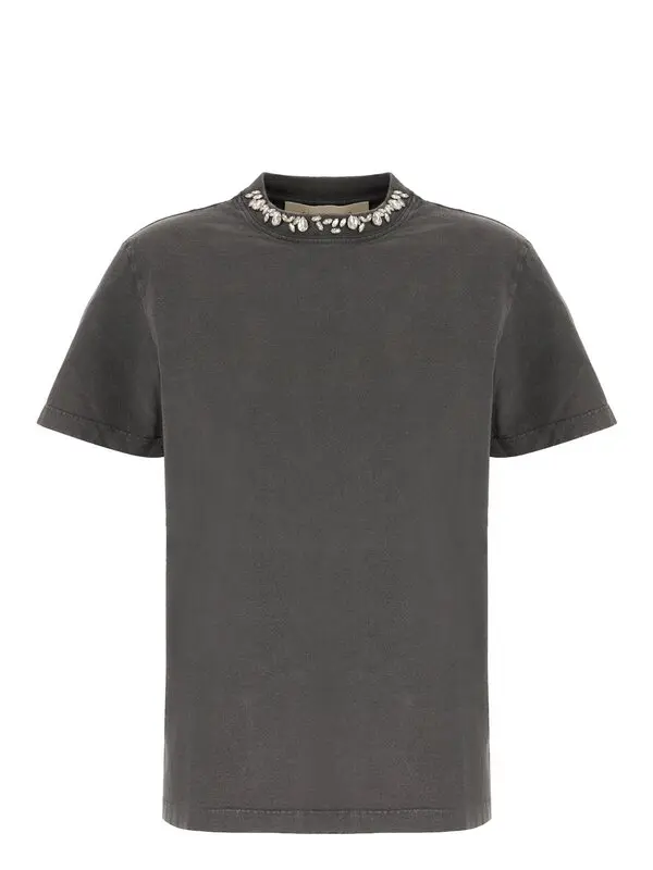 GOLDEN GOOSE Embellished Crewneck T-shirt - Multicolor