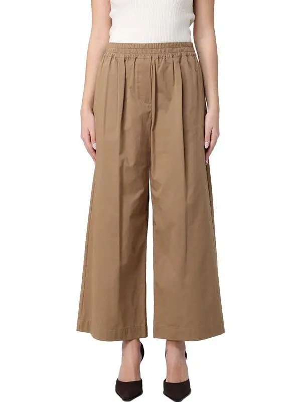 Max Mara Tailored Wide Leg Pants - Brown