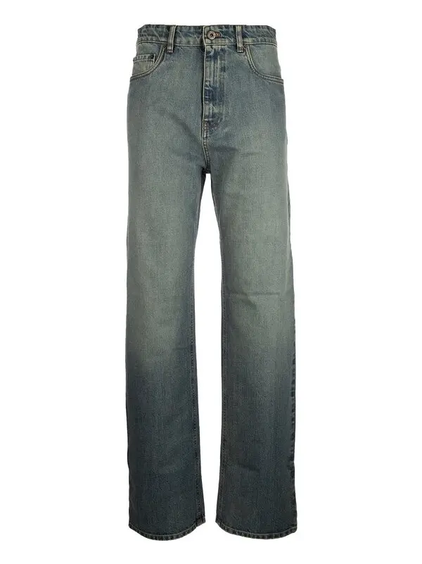 Miu Miu Straight Leg Jeans - Multicolor