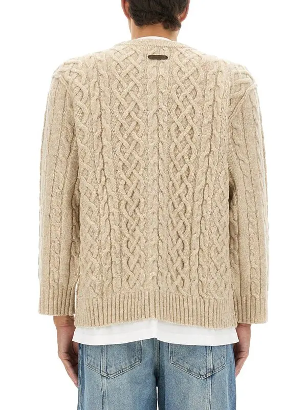 Moschino Pullover With T-shirt - Cream