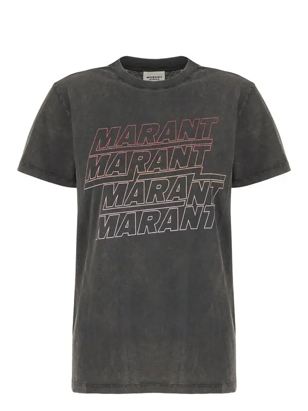 Isabel Marant Étoile Graphic Print T-shirt - Multicolor