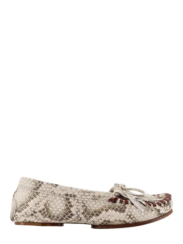 Paris Texas Indiana Loafers With Croc Effect - Multicolor