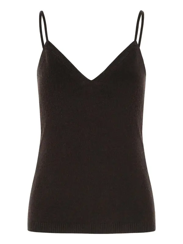 LISA YANG Nala Cashmere Tank Top - Brown