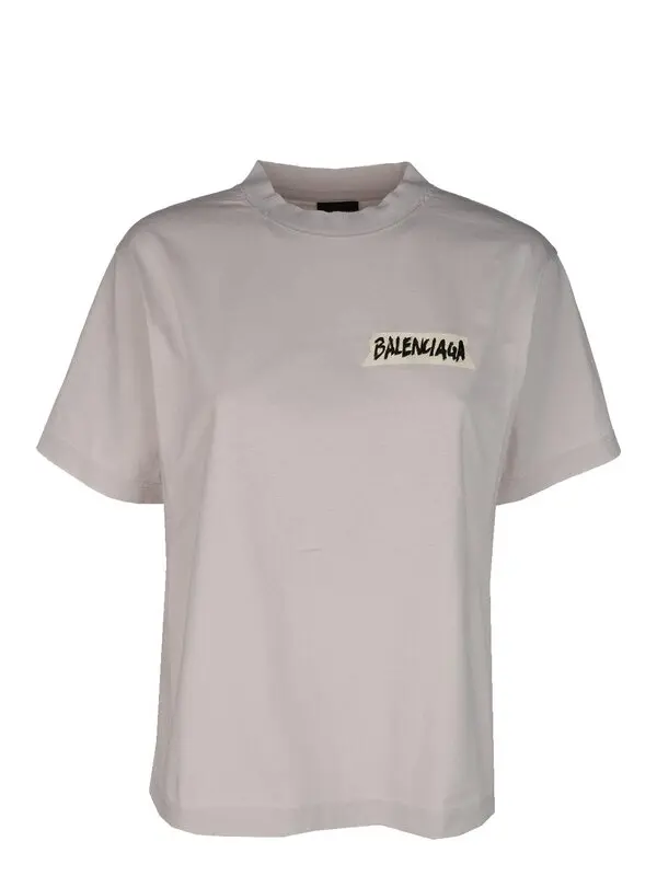 Balenciaga Logo T-shirt - Multicolor