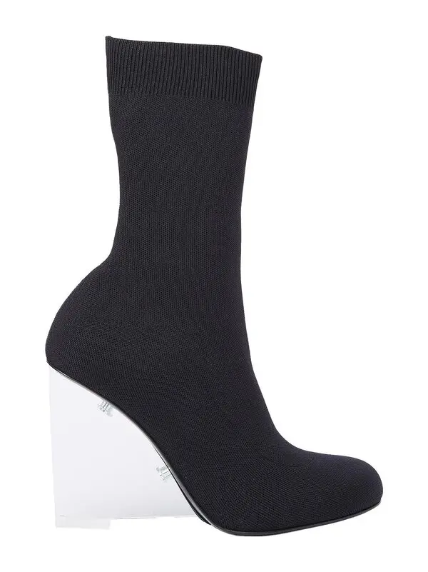 Alexander McQueen Shard High Heel Boots - Black