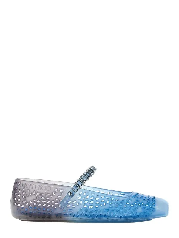 JIMMY CHOO The Jelly' Ballet Flats - Blue