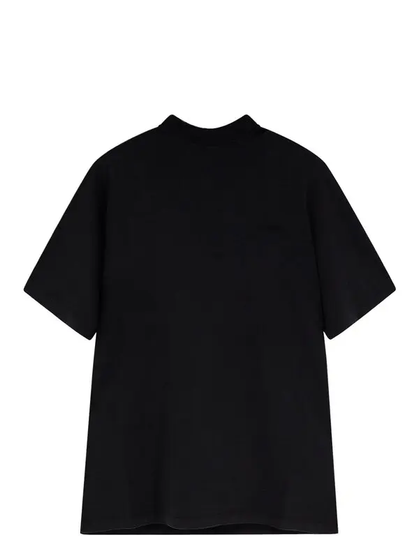 Attico Embroidered Logo Cotton T-shirt - Multicolor