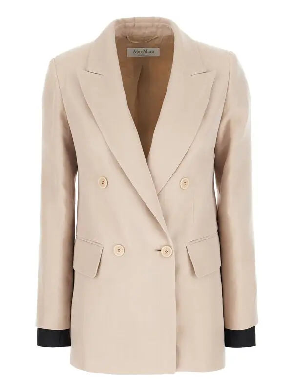 Max Mara Double-breasted Blazer - Multicolor