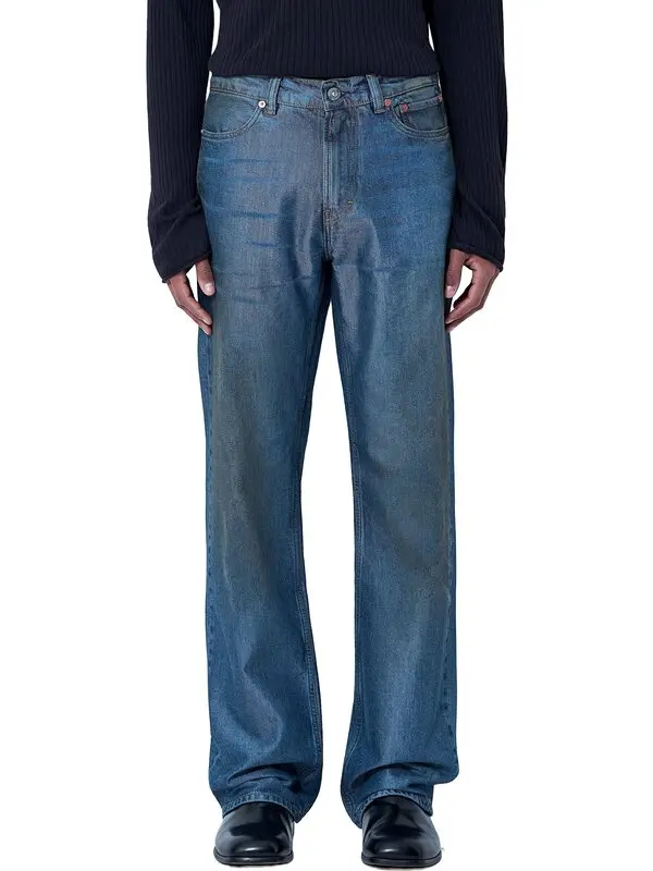 Our Legacy Carlson Cut Straight-leg Jeans - Blue