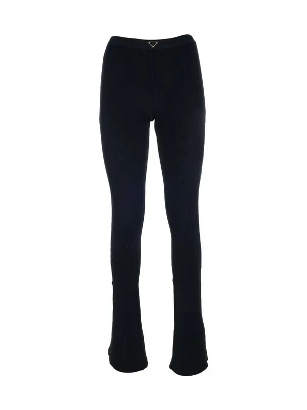 Prada Ribbed Knit Trousers - Multicolor