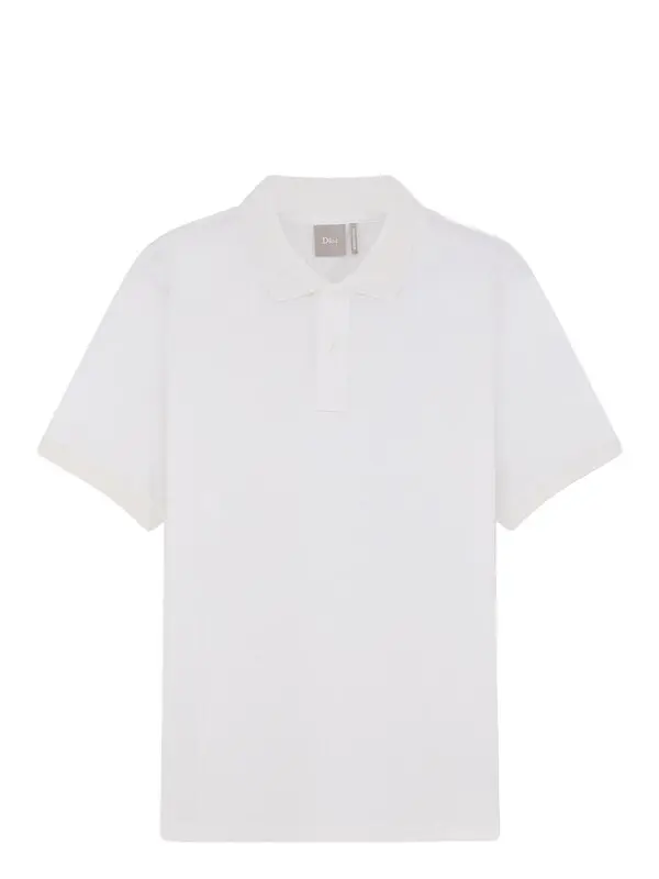 Dior Cotton And Silk Polo Shirt - Multicolor