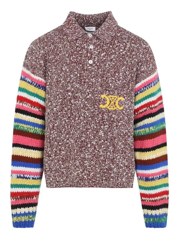 Celine Cotton Polo - Multicolor