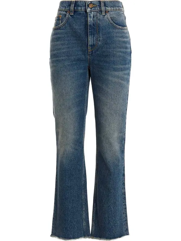 GOLDEN GOOSE Deryn Flare Jeans - Blue
