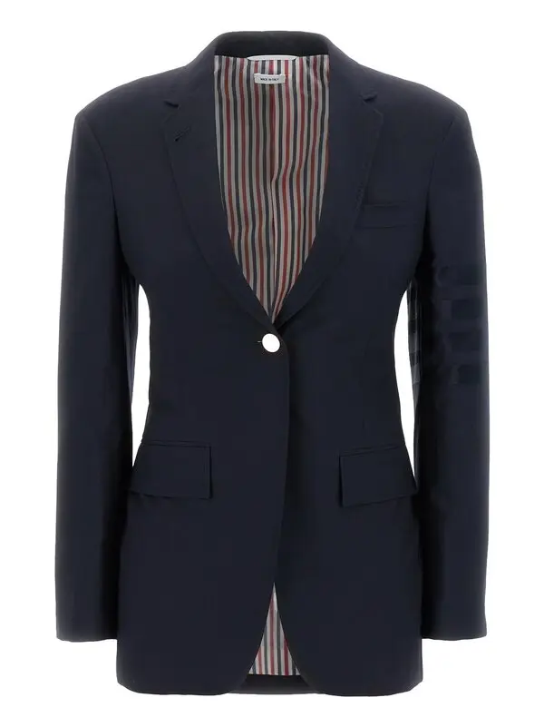 Thom Browne Single-breasted Blazer - Multicolor