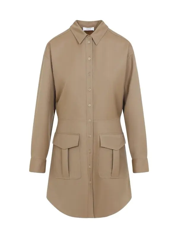 Celine Wool Mini Dress - Multicolor