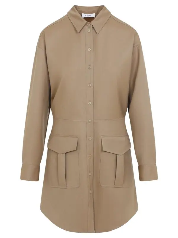 Celine Wool Mini Dress - Multicolor