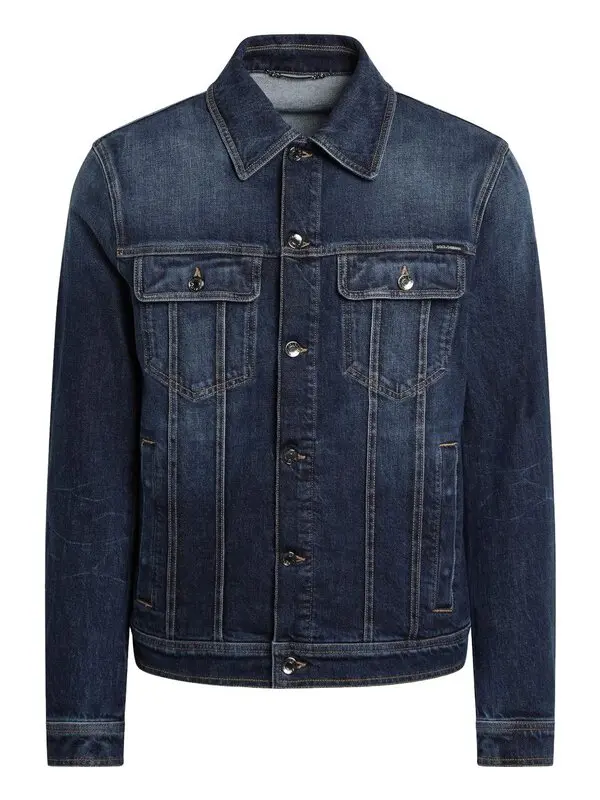 Dolce & Gabbana Denim Trucker Jacket - Blue