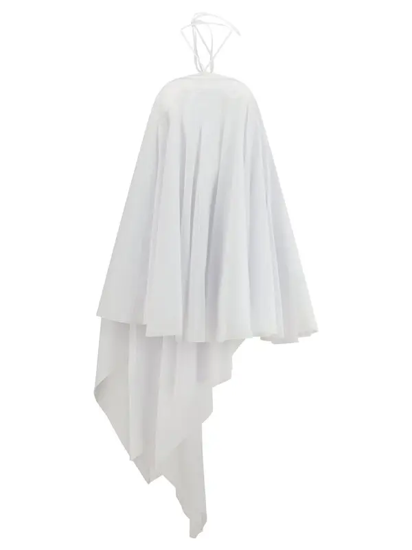Jacquemus Asymmetrical Mini Dress - White