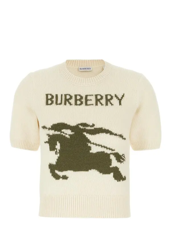 Burberry Knitwear With Equestrian Motif - Multicolor