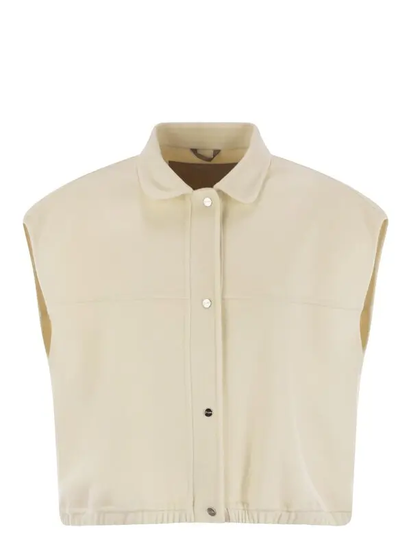 Herno Double Wool Waistcoat - Cream