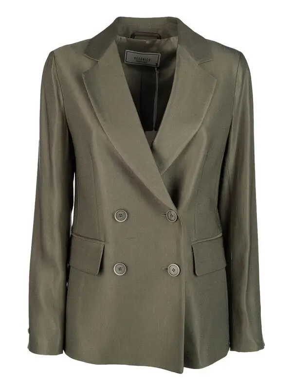 Peserico Double-breasted Blazer - Multicolor