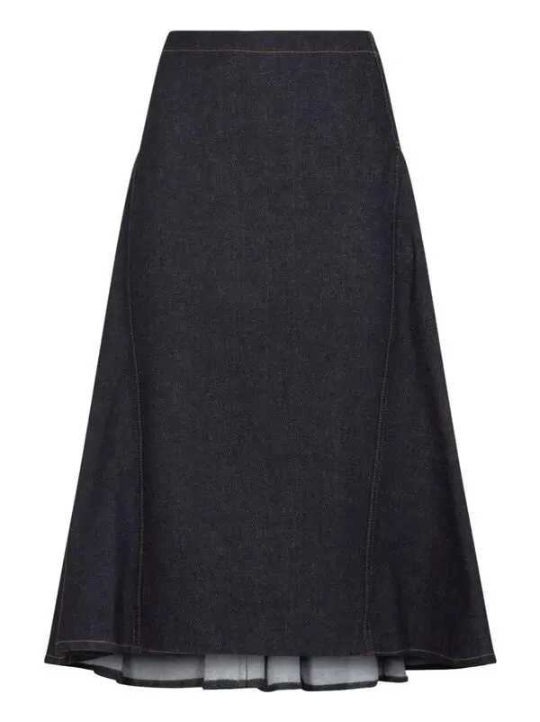 Jacquemus La Jupe De-nimes Lavoir Midi Skirt - Blue