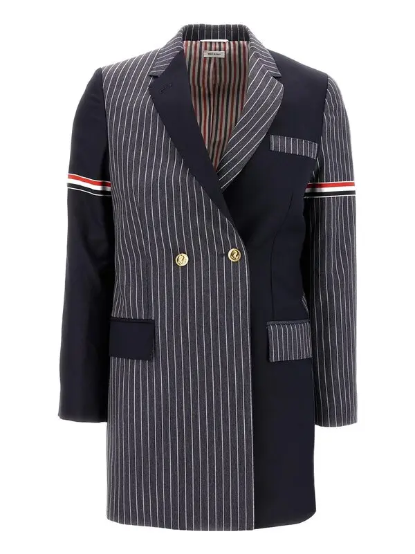 Thom Browne Striped Blazer - Multicolor