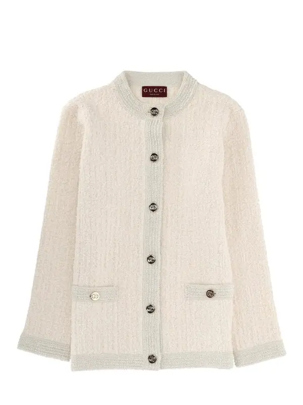 Gucci Wool Cardigan - Cream