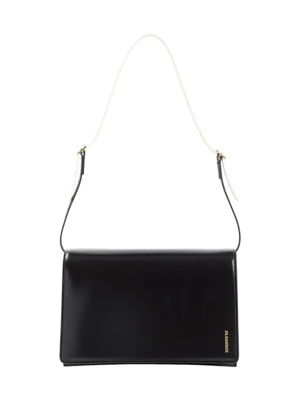 JIL SANDER File Shoulder Bag - Black