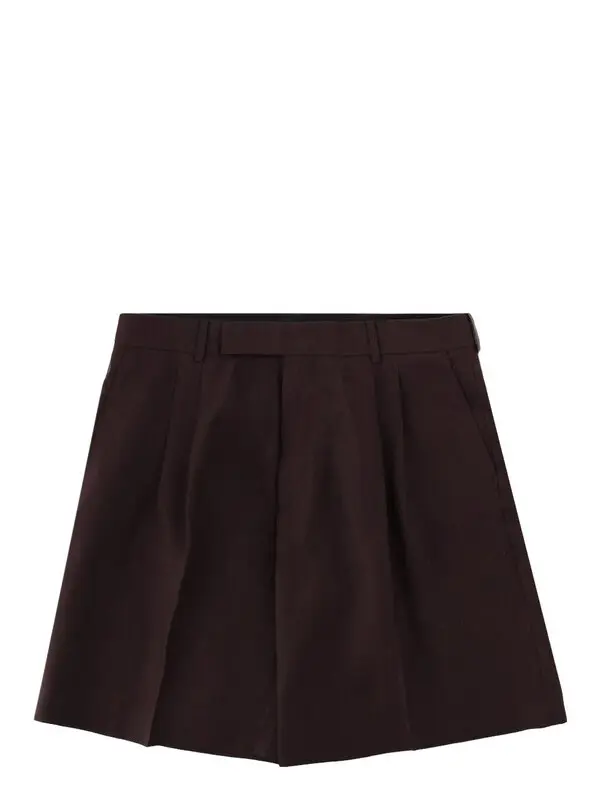 Paul Smith Linen Shorts - Brown