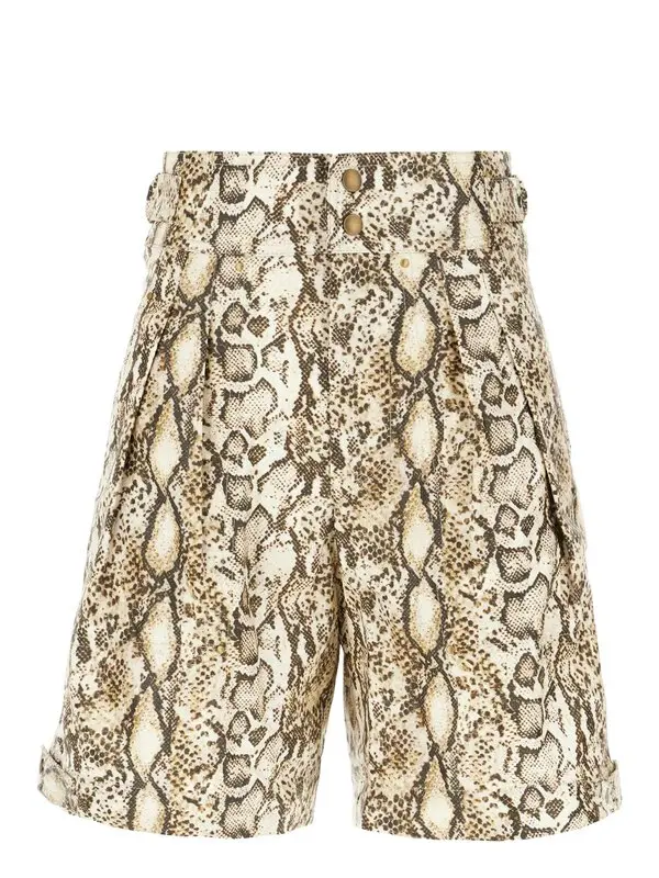 Isabel Marant Étoile Printed High-waisted Shorts - Multicolor
