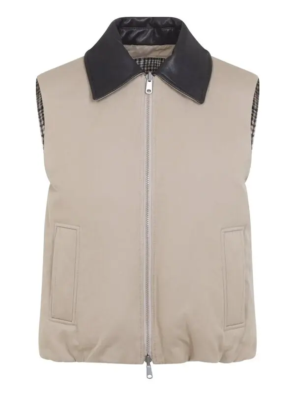 Brunello Cucinelli Padded Reversible Vest - Multicolor