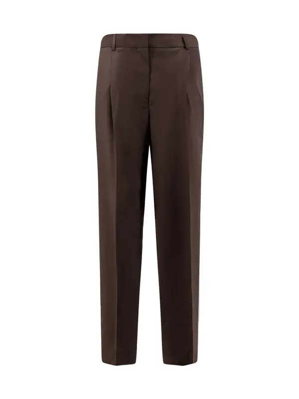 TOTEME Wool Trousers With Pinces - Multicolor