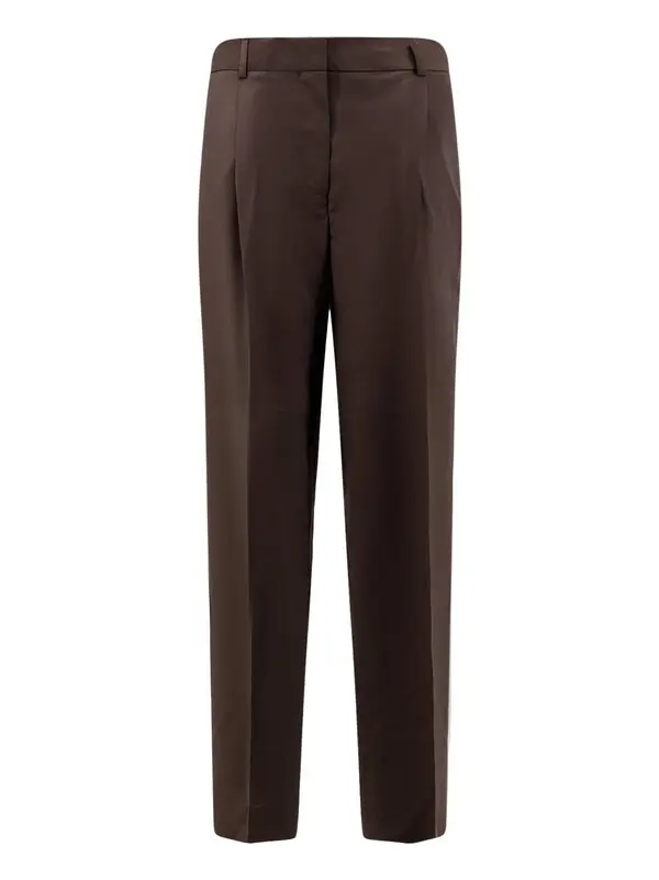 TOTEME Wool Trousers With Pinces - Multicolor