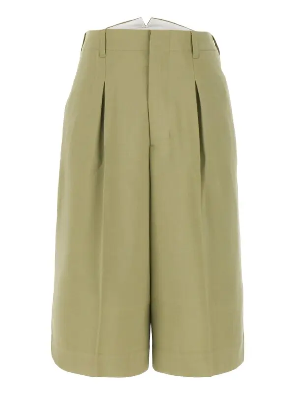Ami Tailored Pleated Shorts - Multicolor