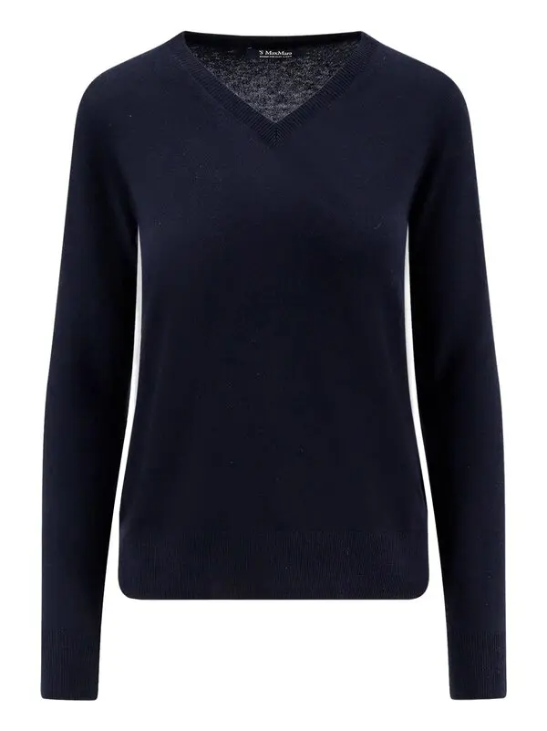 Max Mara Wool V-neck Sweater - Multicolor