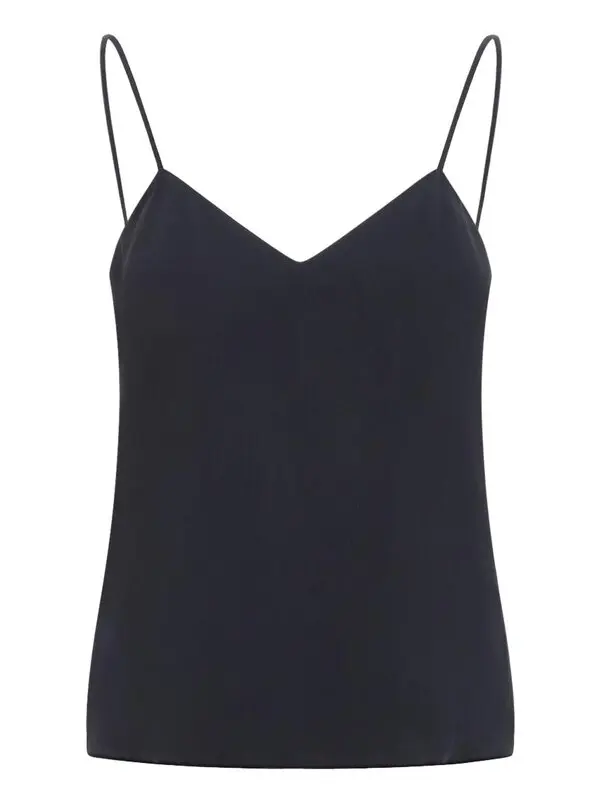 Max Mara Washed Silk Tank Top - Blue