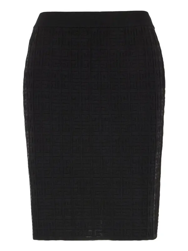Givenchy Textured Knit Pencil Skirt - Multicolor