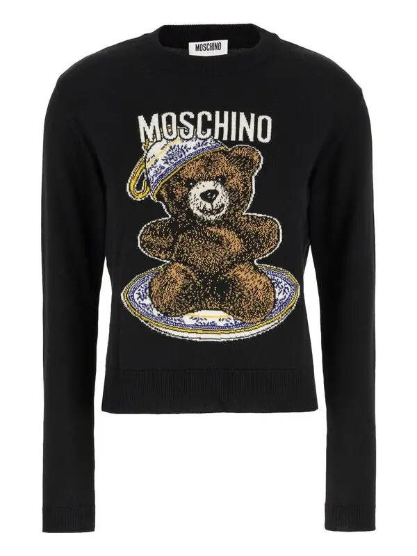 Moschino Teddy Bear Graphic Knitwear - Multicolor