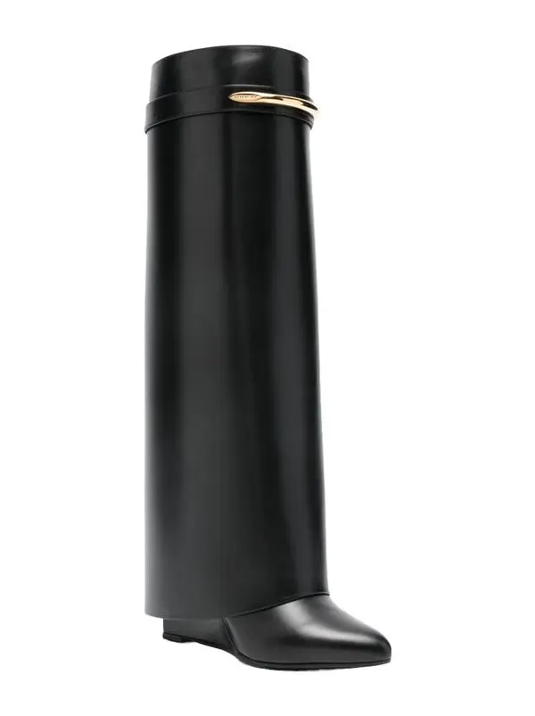 Givenchy Knee-high Wedge Heel Boots - Multicolor