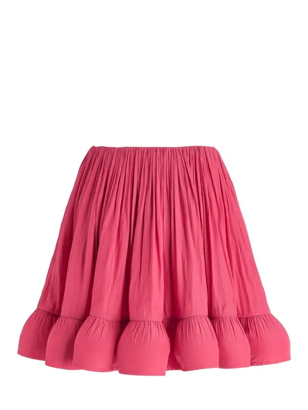 LANVIN Ruffled Hem Skirt - Multicolor