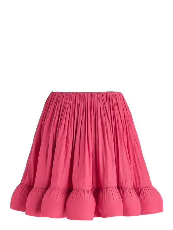 LANVIN Ruffled Hem Skirt - Multicolor