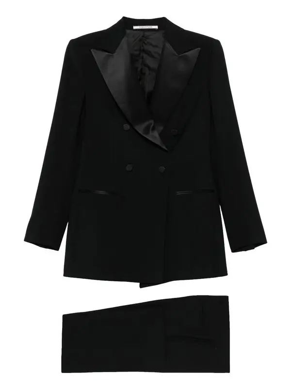 Tagliatore Wool Smoking Suit - Multicolor