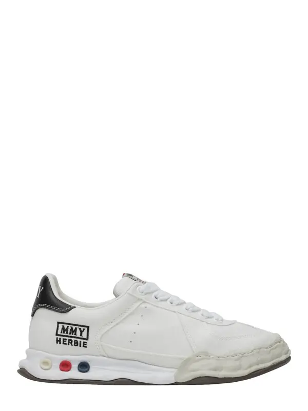 Mihara Yasuhiro Herbie Canvas Lace-up Sneakers - White